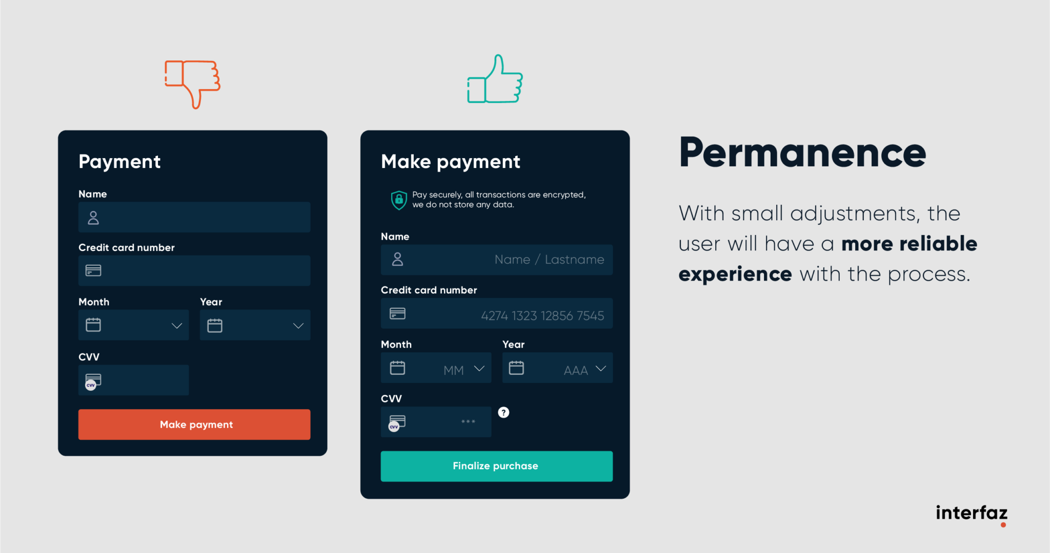 Microcopy, how does it influence the user experience? - Interfaz